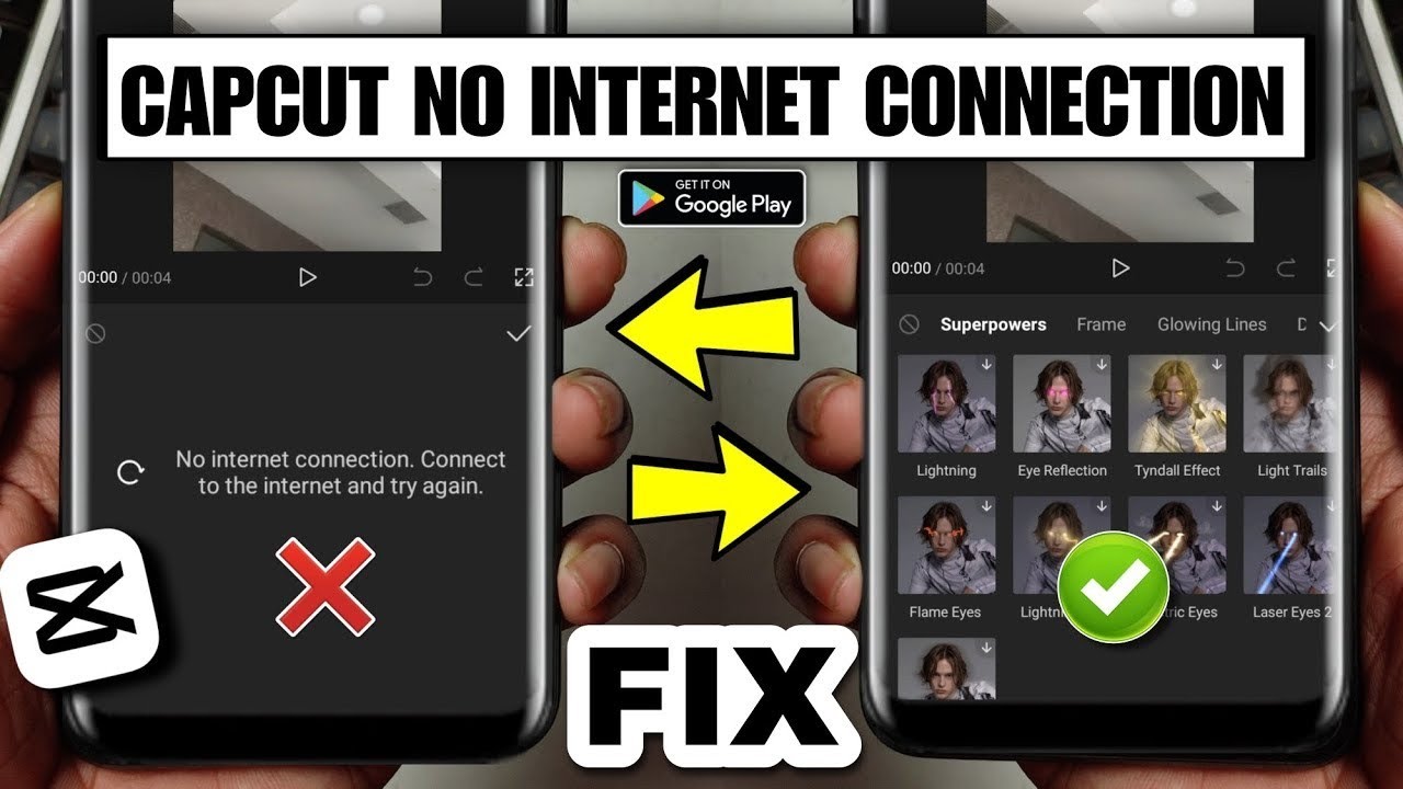 Capcut no internet connection problem 🥲 | How to fix capcut no internet problem | Capcut app use ...