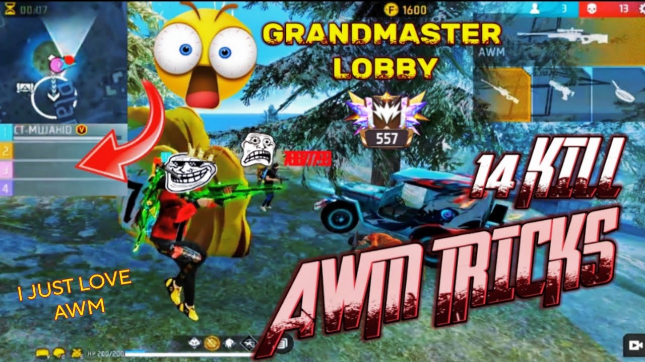 [M27] AWM KING - BR RANK GRANDMASTER LOBBY GAMEPLAY || I JUST LOVE AWM ...