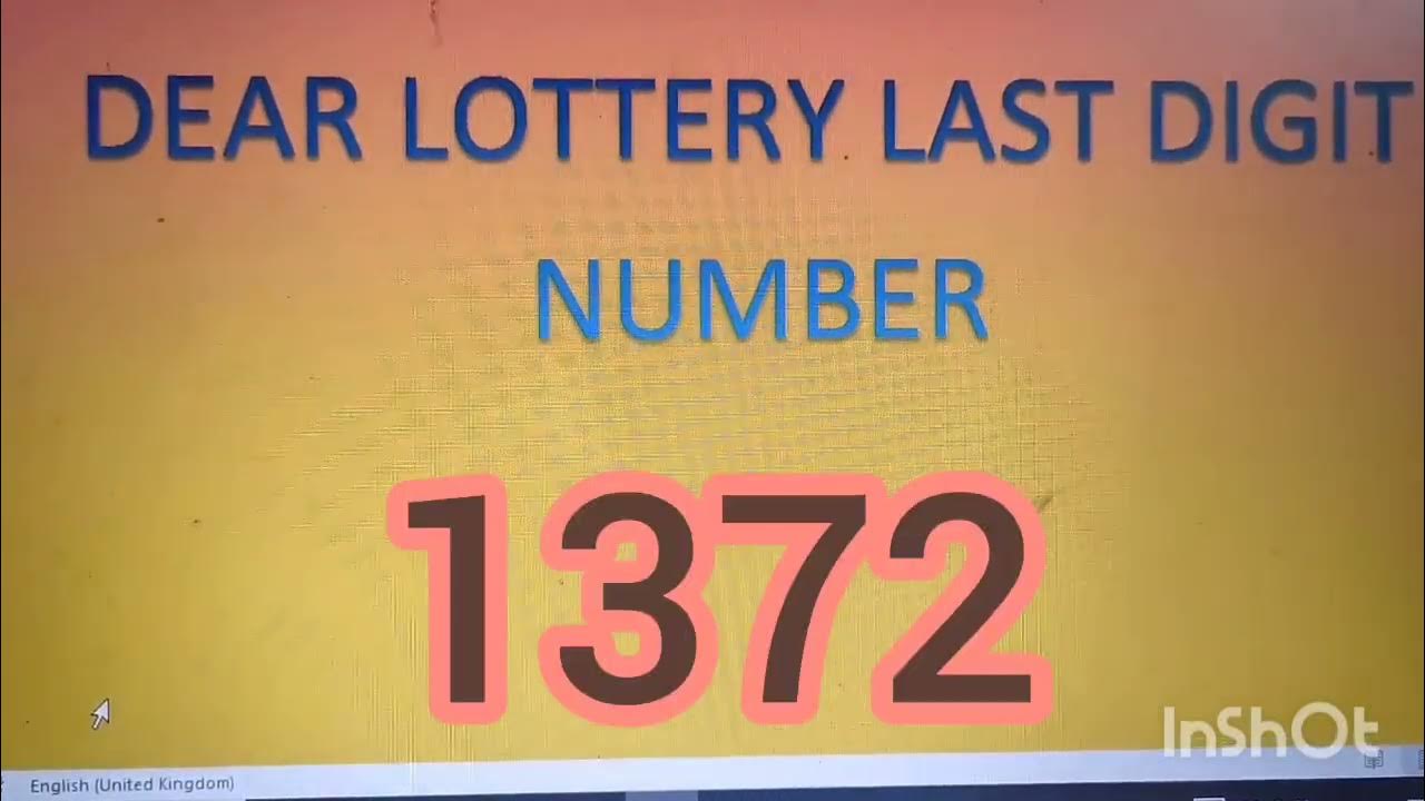 23/7/24( DEAR LOTTERY LAST DIGIT NUMBER PREDICTION.) - YouTube