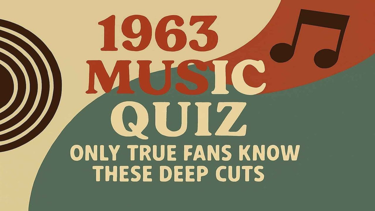 1963 Music Quiz Only True Fans Know These Deep Cuts - YouTube
