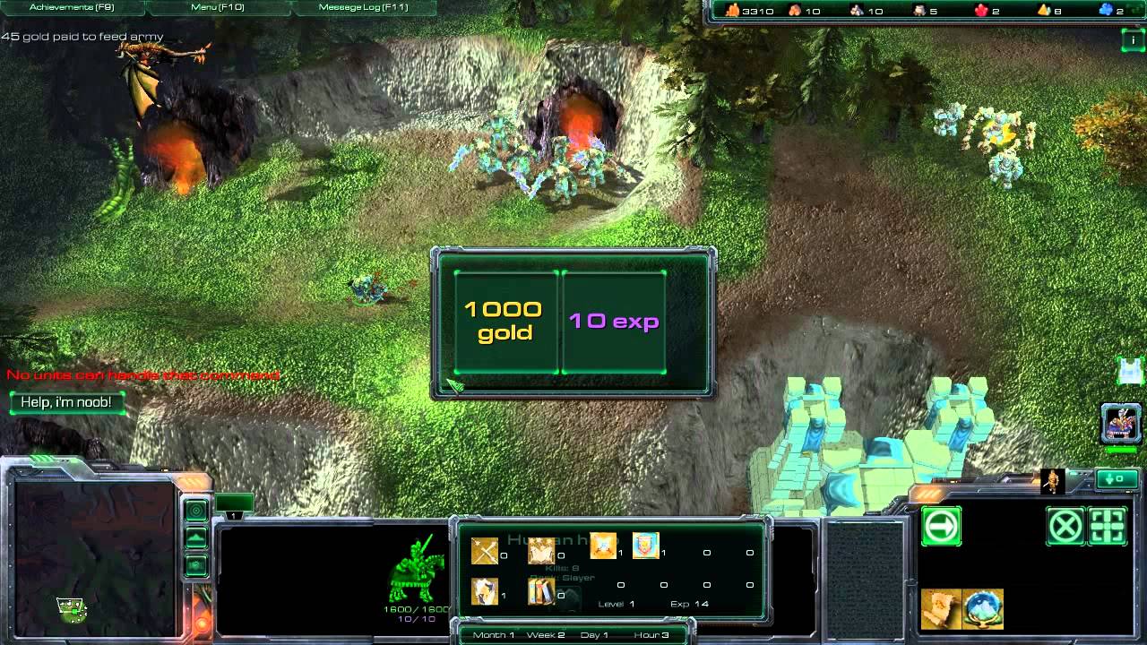 Sc2 Heroes of Might and Magic Commentary - YouTube