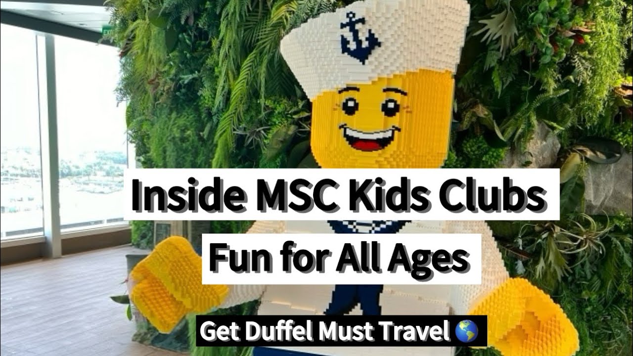 Inside MSC Seashore Kids Club | Best Cruise for Families with Kids ...