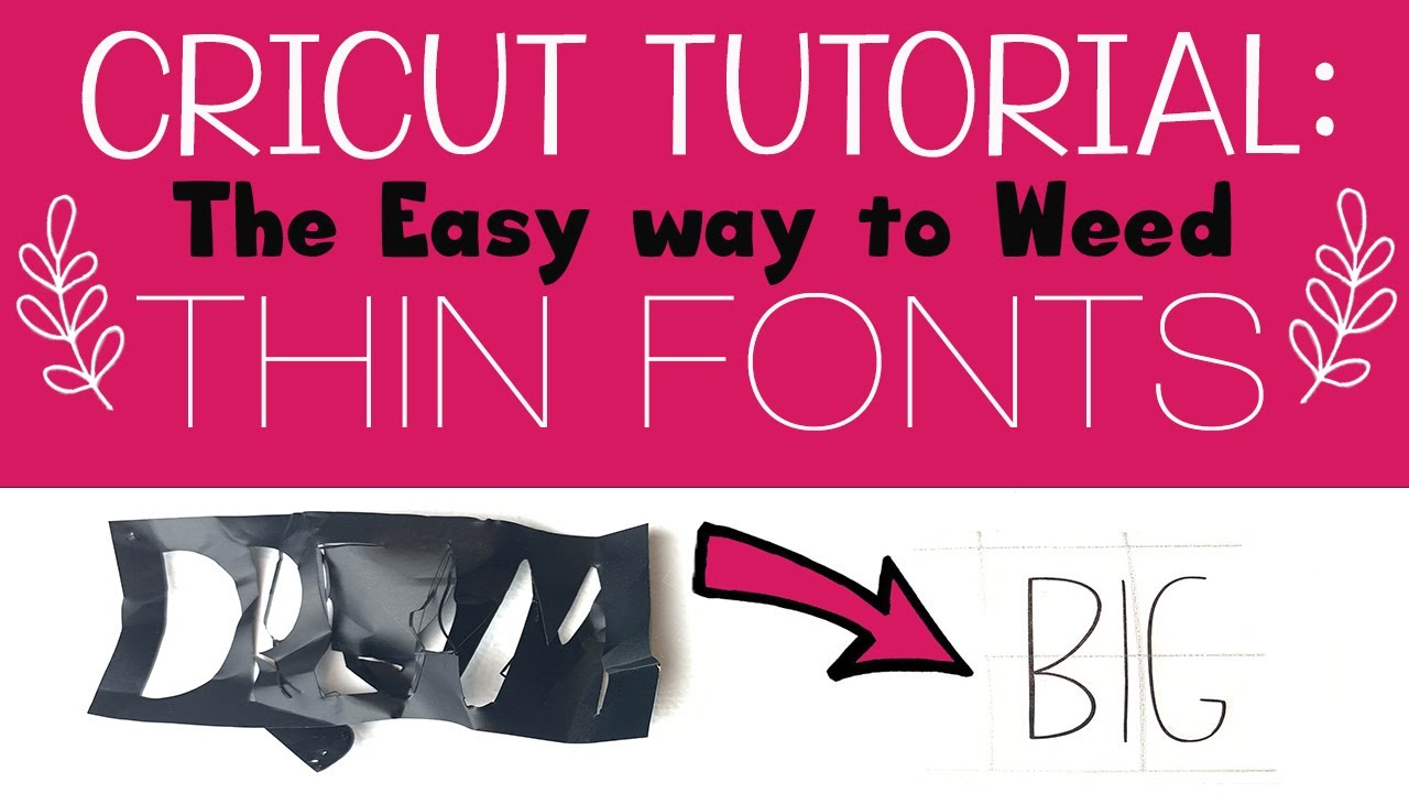 Cricut Tutorial Use This Trick To Make Weeding Thin Letters Easy cricut-tutorial-use-this-trick-to-make-weeding-thin-letters-easy