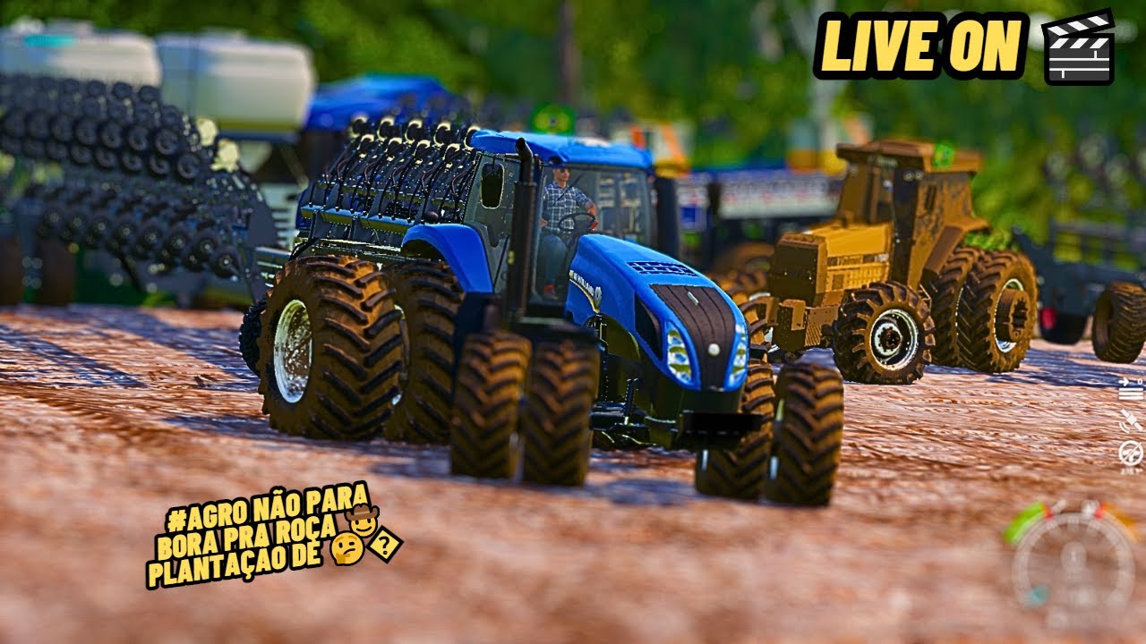 (🔴LIVE ON🎬🔴) JOGANDO FARMING SIMULATOR 19 BORA PRA ROÇA 🤠🌾🌽🚜 - YouTube