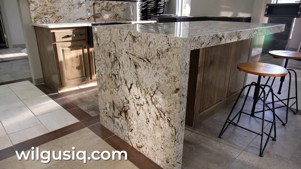 WilgusIQ Waterfall Edge Sunset Canyon Granite - YouTube