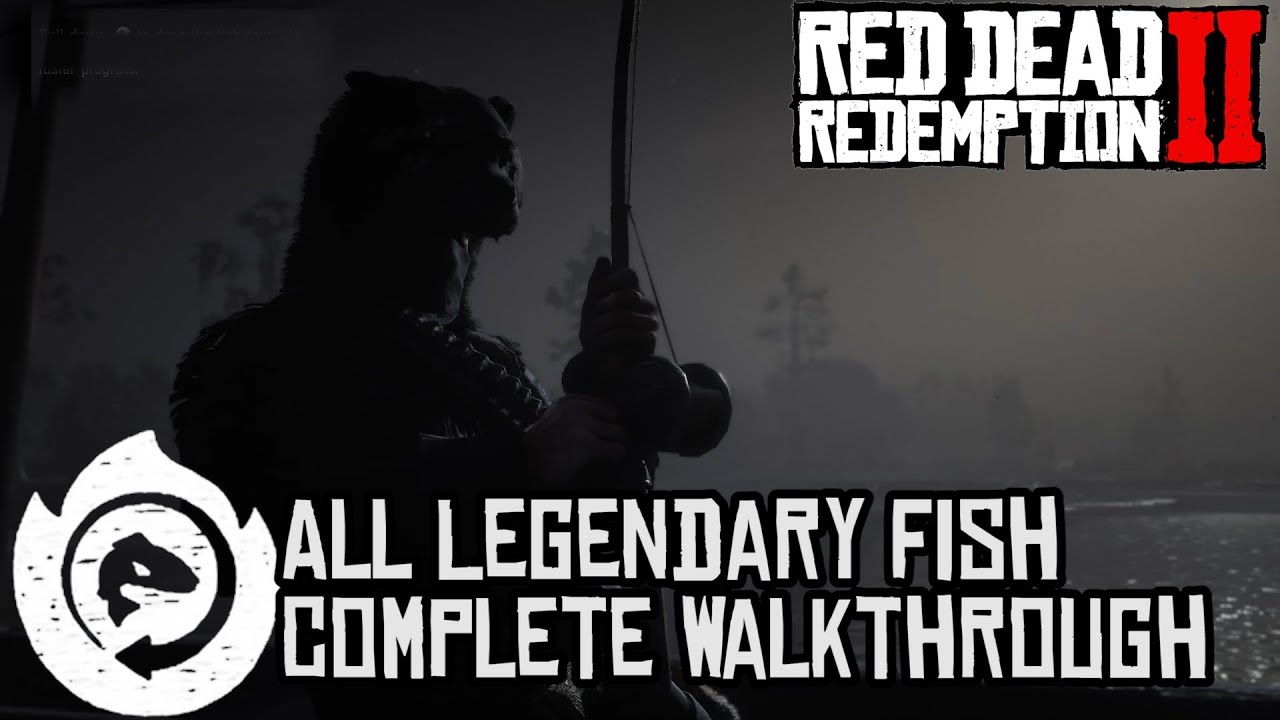 RDR2 All Legendary Fish Locations Red Dead Redemption 2 Walkthrough ...