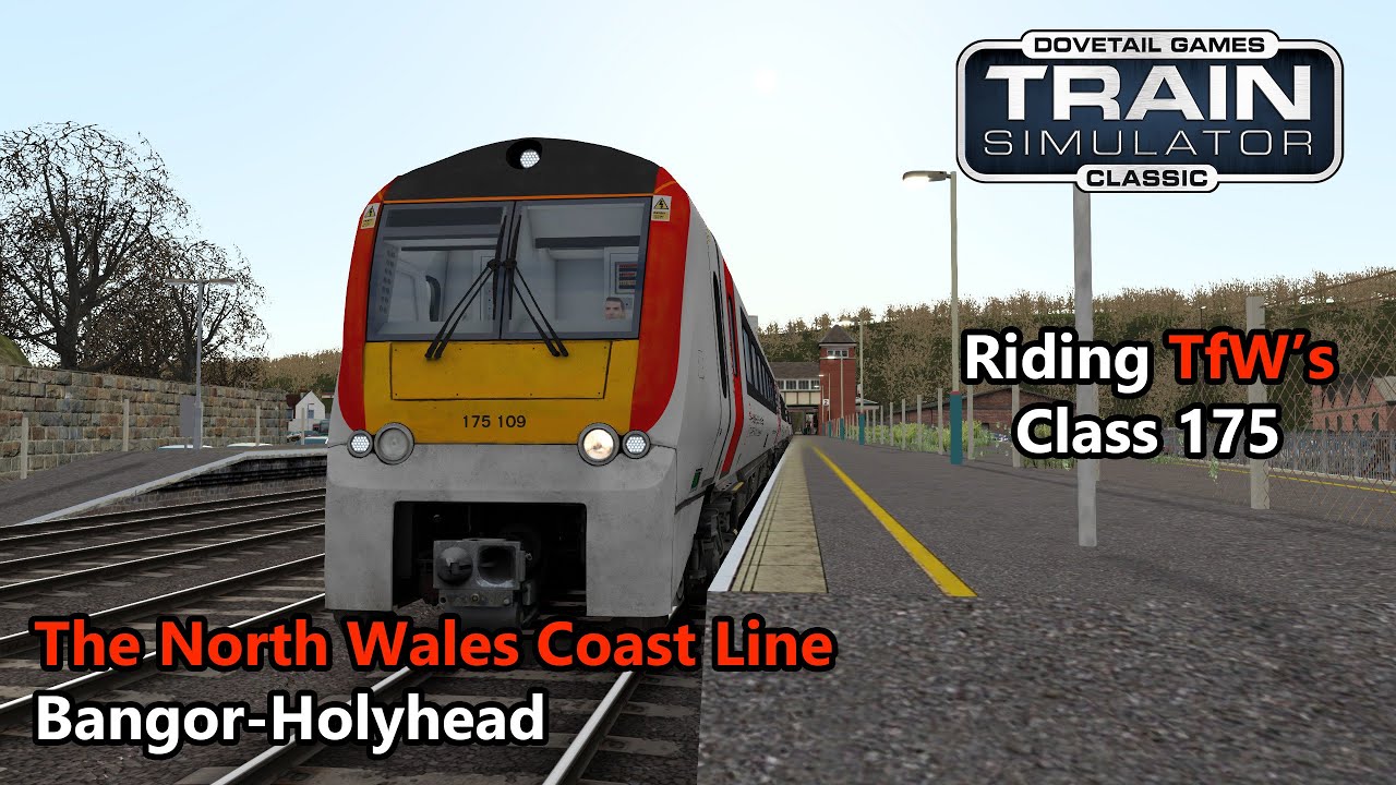 Train Simulator - Riding the TfW Class 175 on the North Wales Coast ...