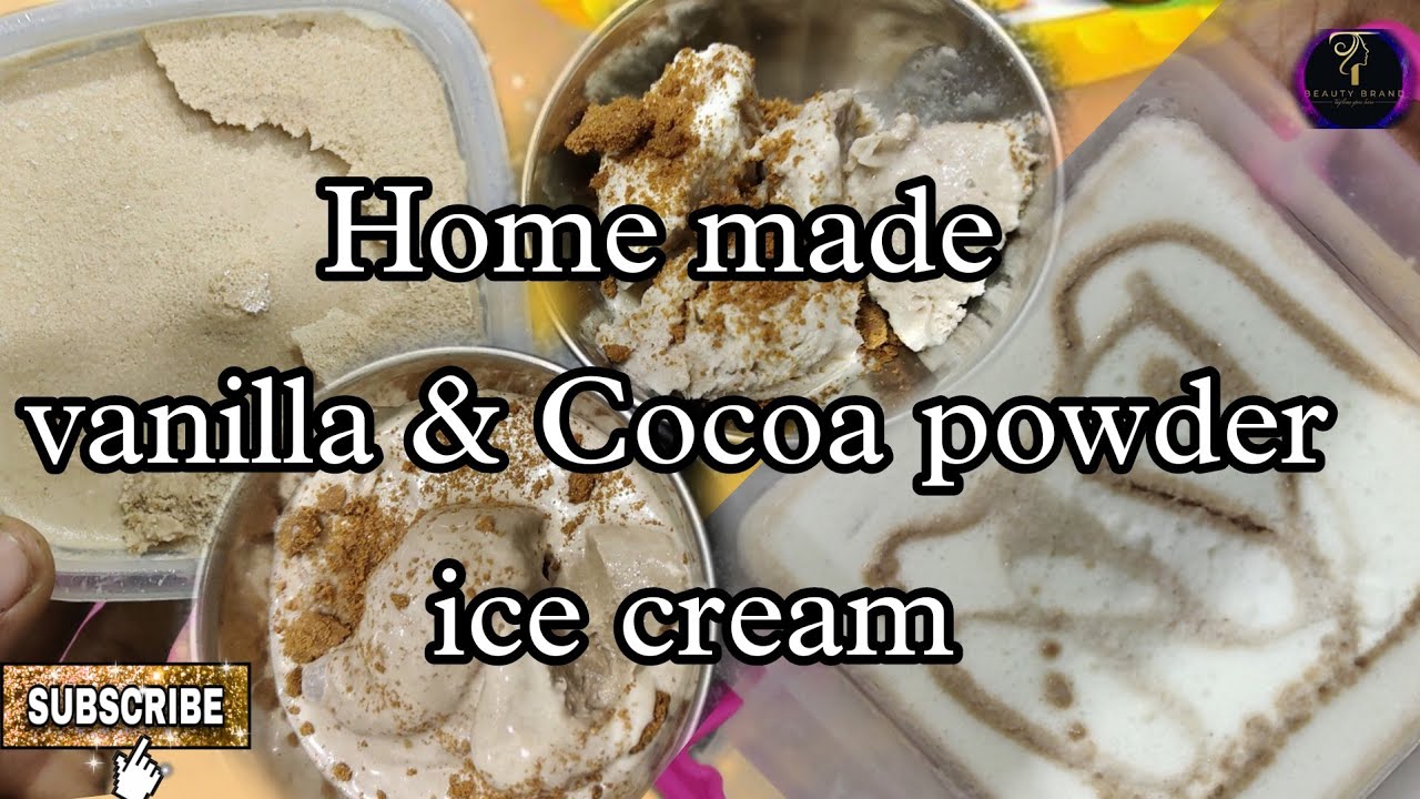 Home made Vanilla &Cocoa powder Can make ice cream with #వెనిల్లా ...