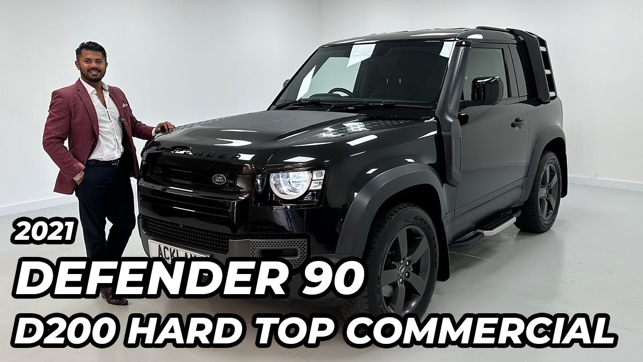 2021 Land Rover Defender 90 3.0 D200 Hard Top Commercial (VAT Q) - YouTube