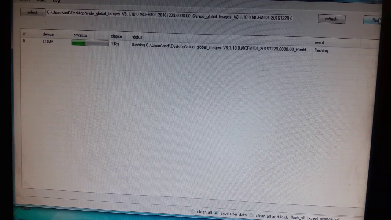 Xiaomi Redmi Note 4 Flash Official Global ROM Flashing 100% done - YouTube