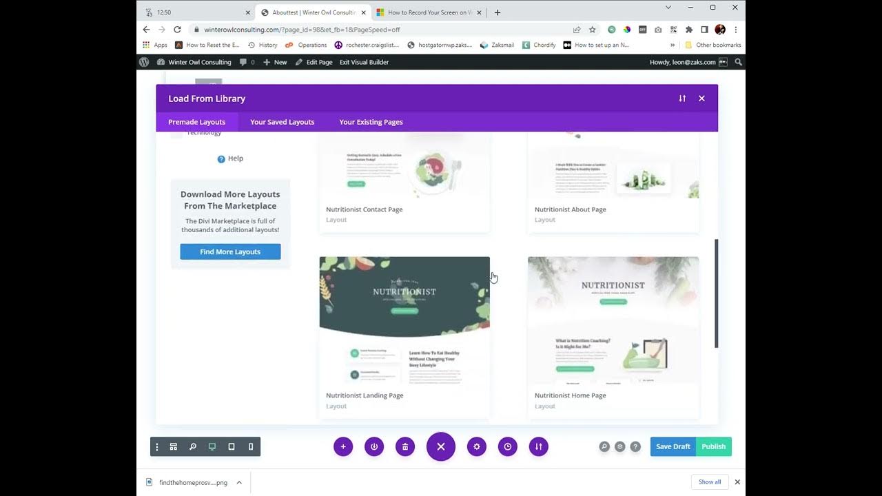 Make new page using template - YouTube