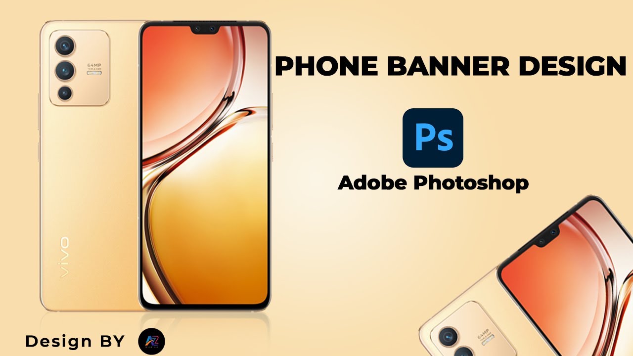 How to Make Vivo Phone- Social Media Banner | Adobe Photoshop Tutorial ...
