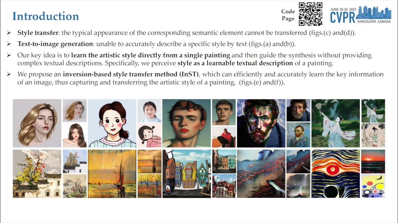 Inversion-Based Style Transfer with Diffusion Models (CVPR 2023) - YouTube