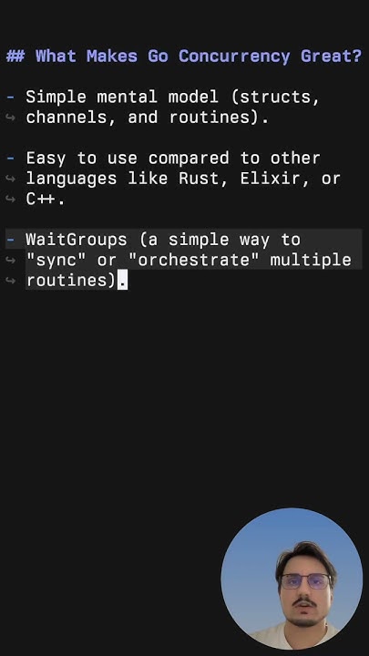 What Makes Go Concurrency Great? #go #golang #programming #concurrency #multithreading - YouTube