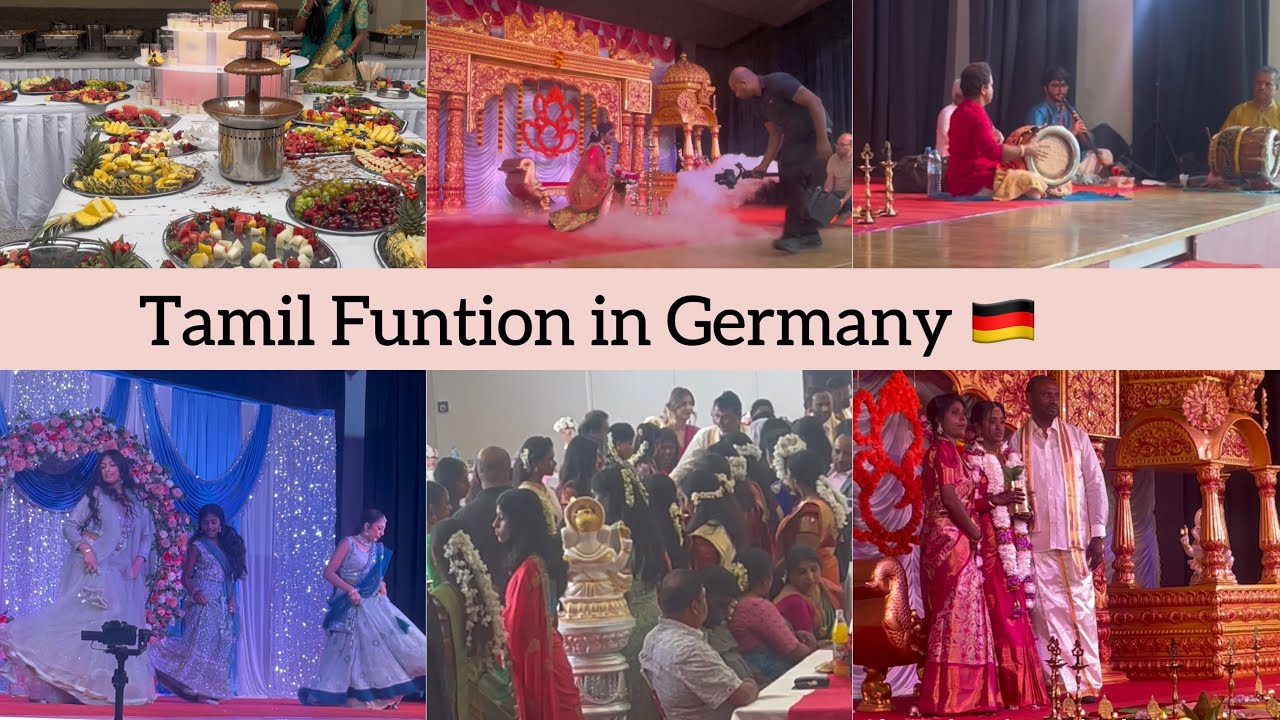 Germany Tamil Funtion | Makeupartist Life Vlog in Europe - YouTube