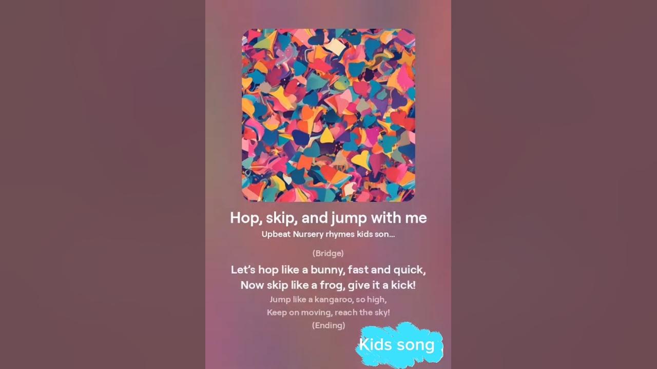 Hop, Skip, and Jump! - Fun Kids Action Song for Preschoolers - YouTube