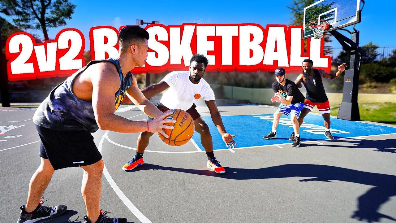 FRUSTRATING 2V2 BASKETBALL ... KENNY & ADIN ROSS VS CASH & 50KALMAL ...