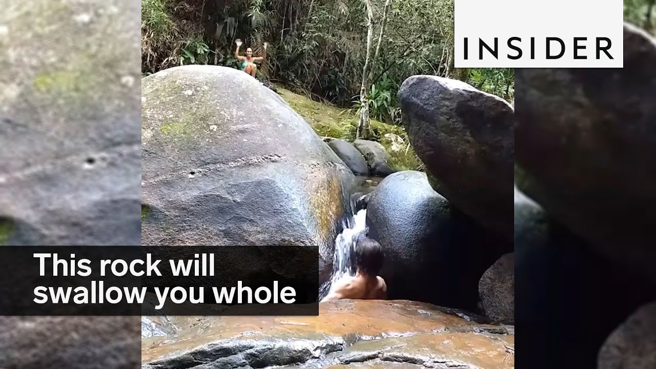 This rock will swallow you whole - YouTube
