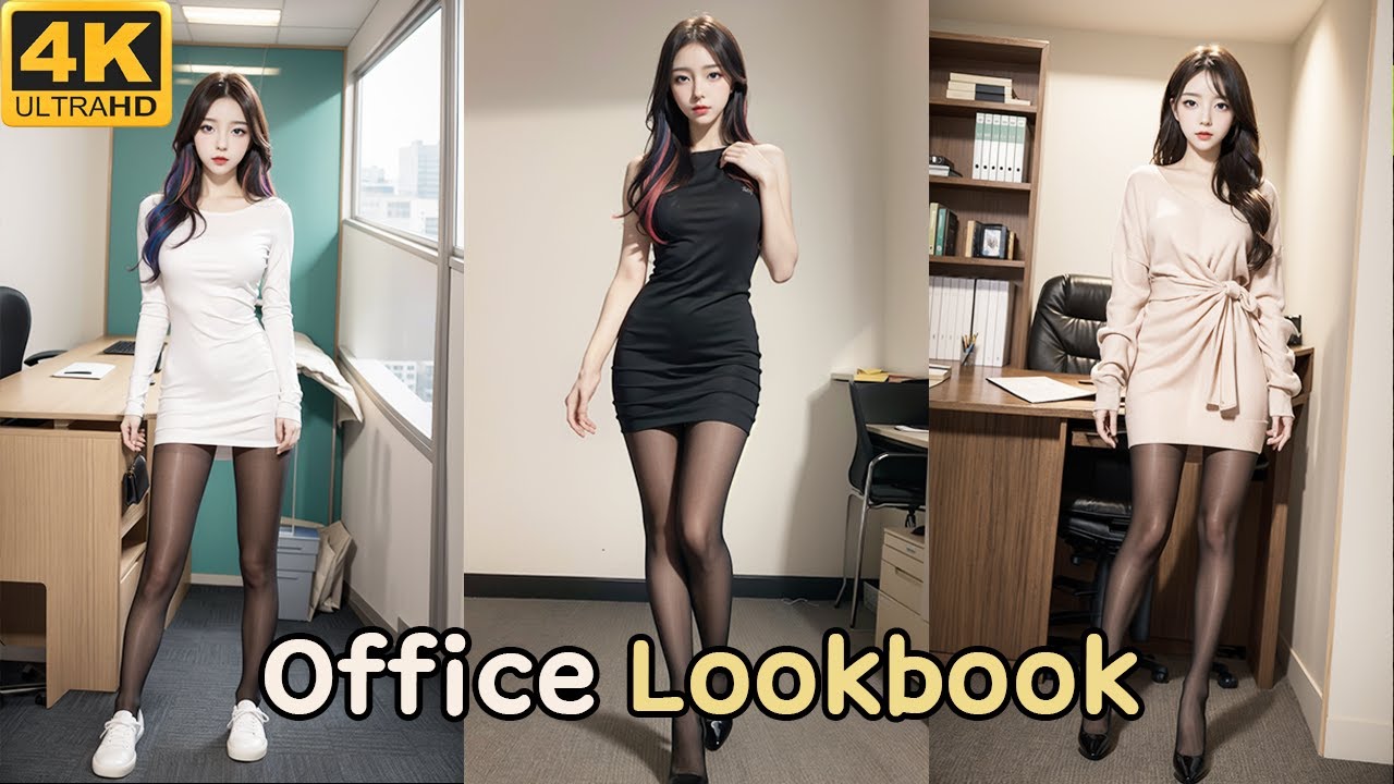 [4K] Office Lookbook / オフィスルックブック / 오피스 룩북 / 办公室lookbook / AI Lookbook ...