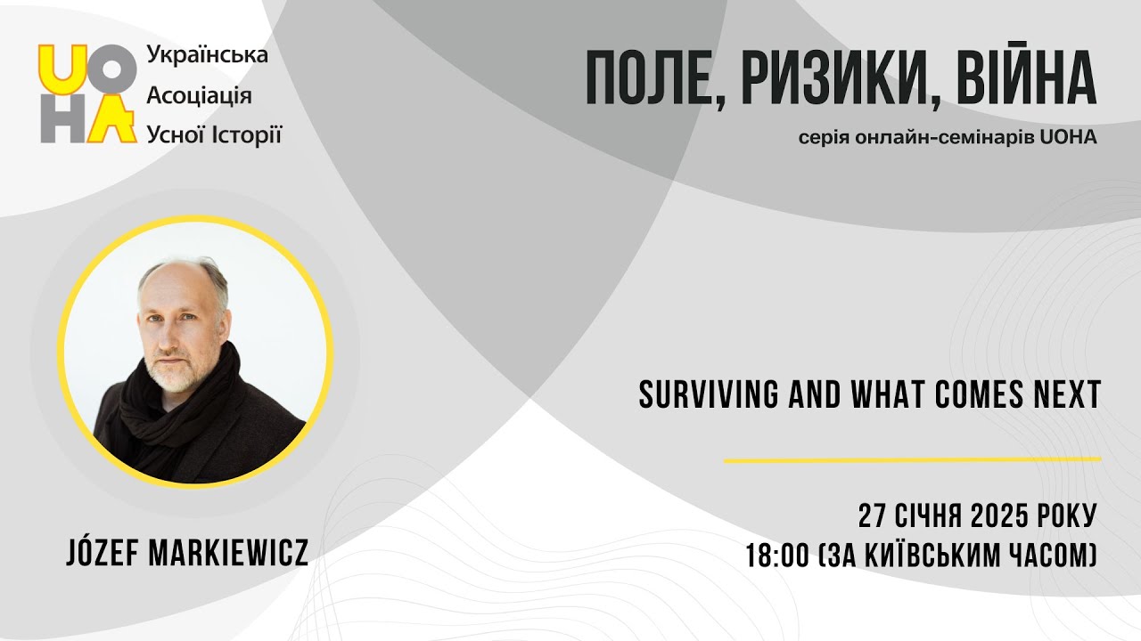 Józef Markiewicz. Surviving and what comes next - YouTube