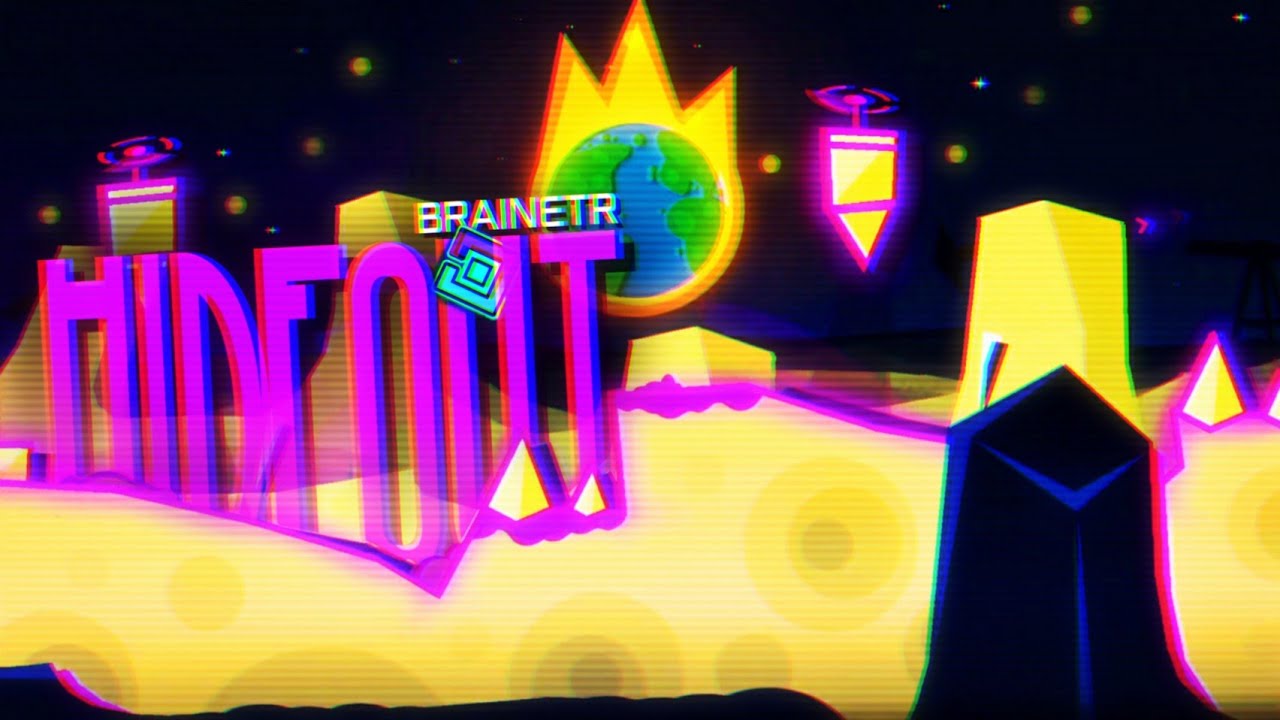 지구망함 HideOut (by BrainETR / legendary insane 8★) Geometry Dash - YouTube