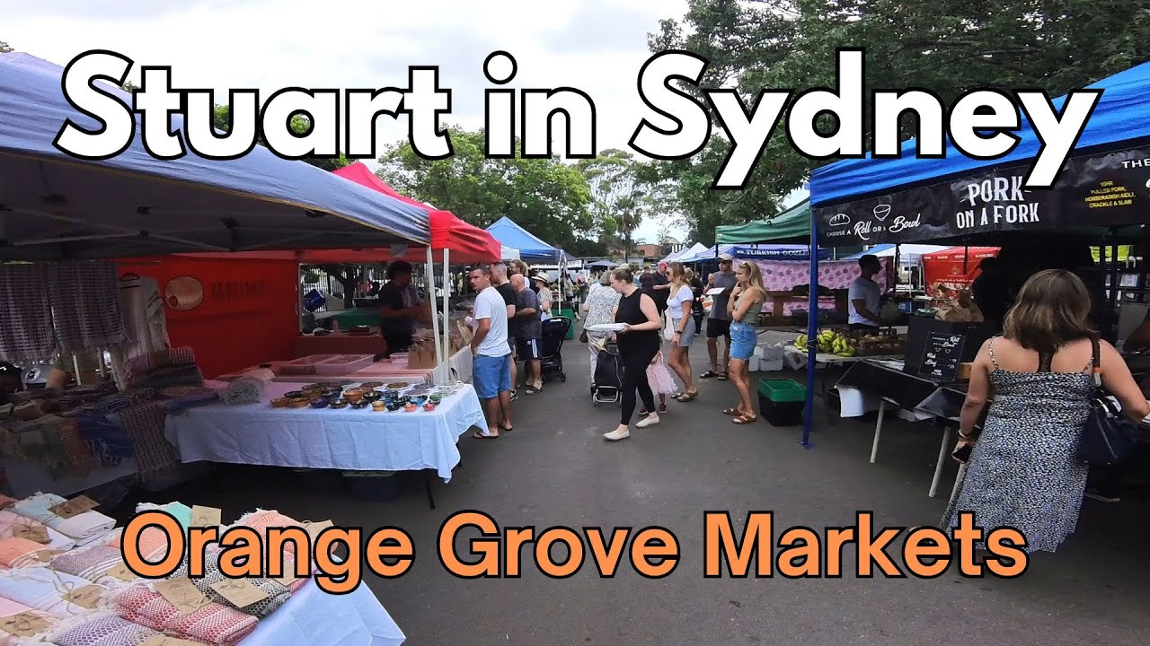 ORANGE GROVE MARKETS 4k Walk - Lilyfild Sydney - YouTube