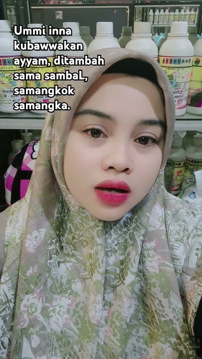 Ummi inna kubawwakan ayyam, ditambah sama sambaL, samangkok samangka #shorts #shortvideo - YouTube