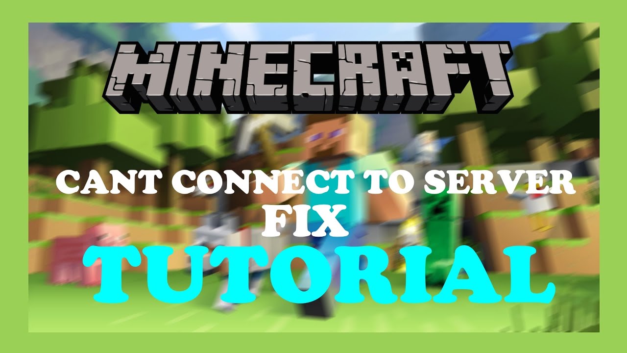 Minecraft - How to Fix Can´t Connect to Server - TUTORIAL | 2022 - YouTube