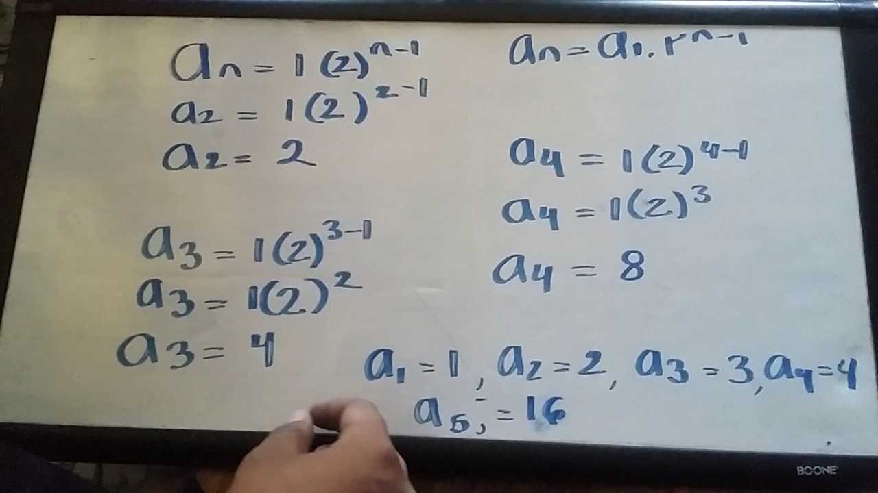 tutorial sucesiones geometricas - YouTube