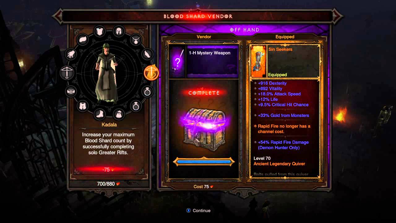 Diablo 3 can kadala give ancient items - jnrper