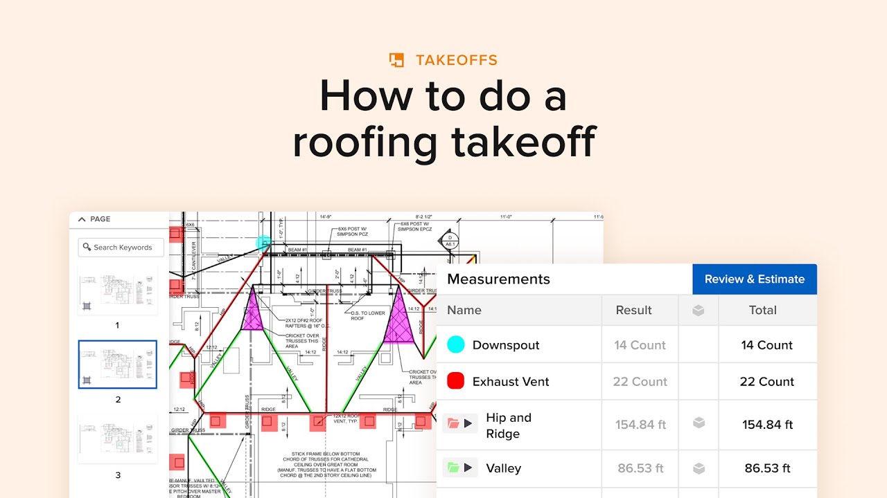 Roofing Takeoffs - YouTube