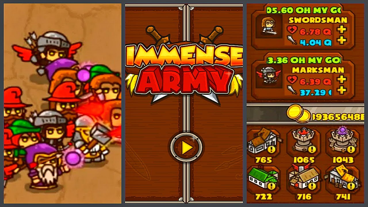 Immense Army: RPG Clicking Game (Gameplay Android) - [Android Fragments ...