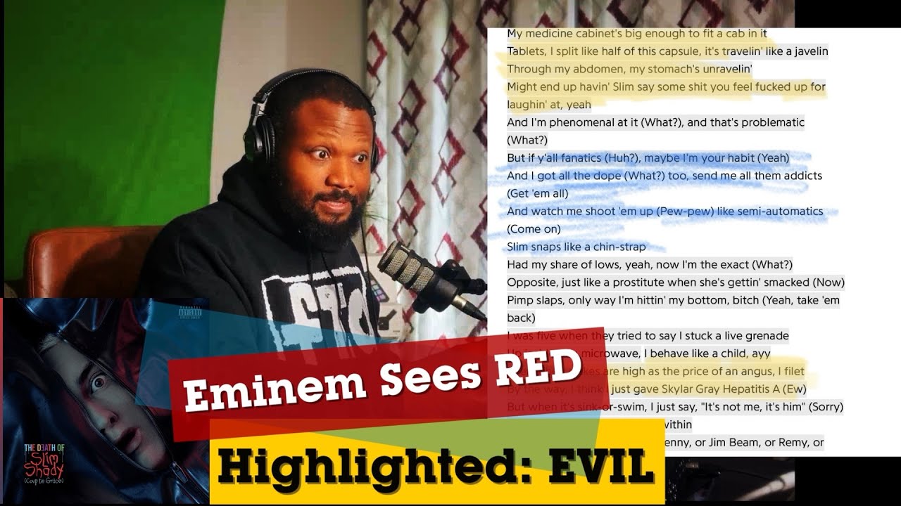 Eminem's EVIL Setup | The Death of Slim Shady Evil Breakdown | Review ...