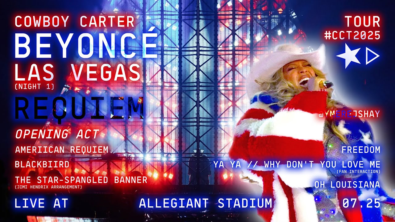 BEYONCÉ | COWBOY CARTER TOUR | OPENING ACT: REQUIEM | LAS VEGAS | NIGHT ...