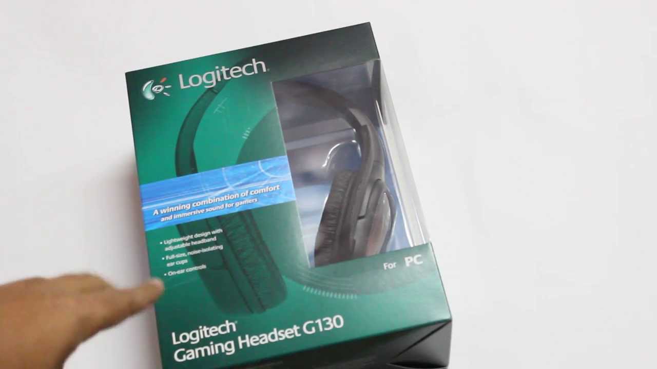LOGITECH GAMING HEADSET G130 UNBOXED AND REVIEWED - YouTube
