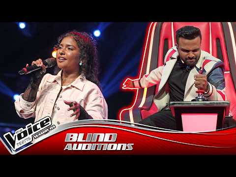 Nehara Dhananjalee | Latin Kankaariya (ලතින් කංකාරිය) | Blind Auditions|The Voice Teens Sri Lanka S1