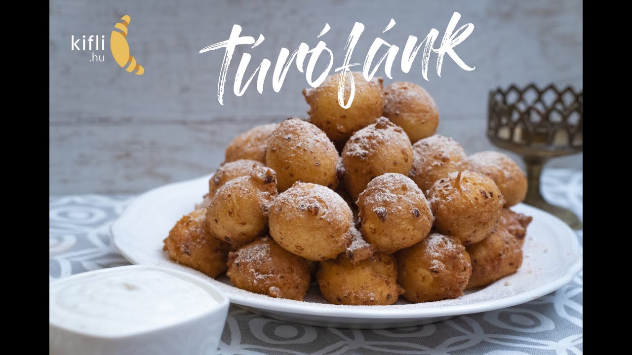 Túrófánk recept - YouTube
