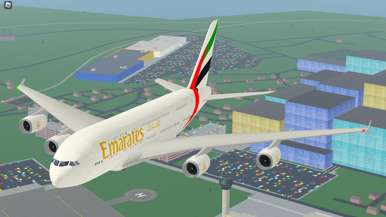 Emirates Airbus A380 flight 7425! (PTFS) Greater Rockford - Cyprus ...