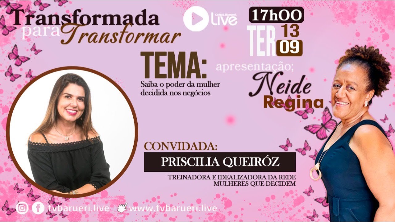 SAIBA O PODER DA MULHER DECIDIDA NOS NEGÓCIOS | TRANSFORMADA PARA TRANSFORMAR - YouTube