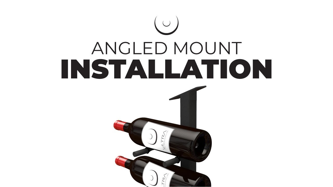 Angled Mount Installation | Ultra Wine Racks & Cellars - YouTube