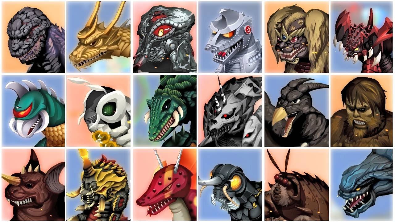 All Bosses - Godzilla Defense Force #DG5l1lgaine - YouTube