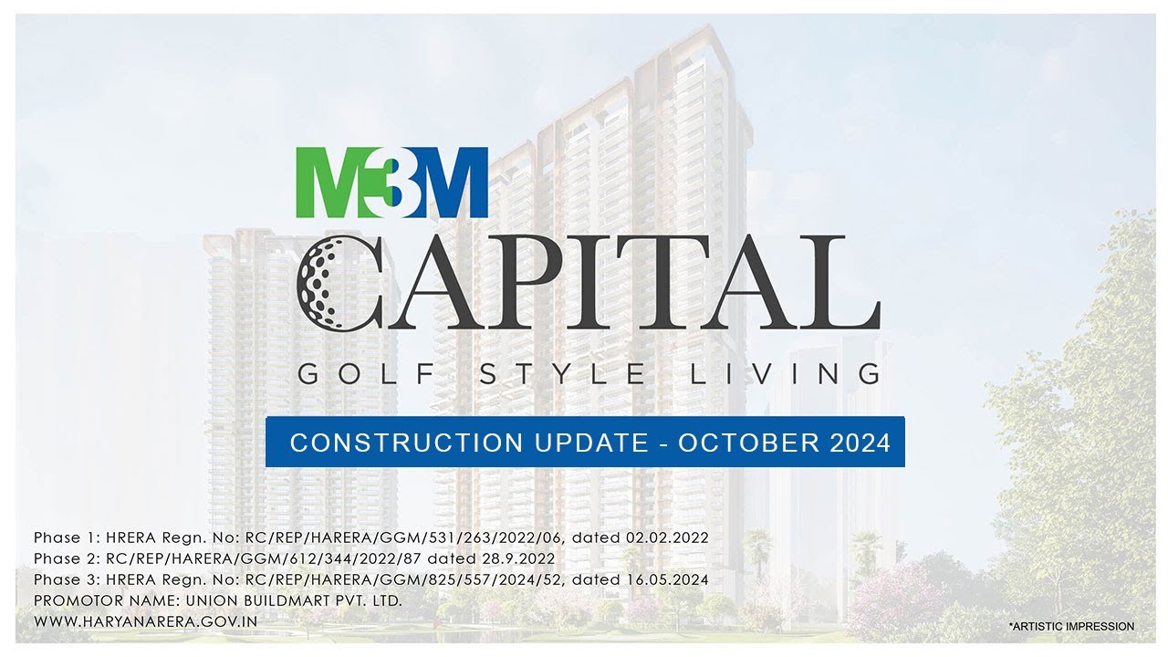 M3M Capital - Construction Update October 2024 - YouTube