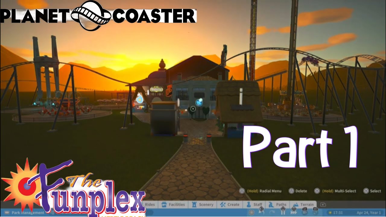 The Funplex Myrtle Beach Planet Coaster Recreation Part 1! - YouTube