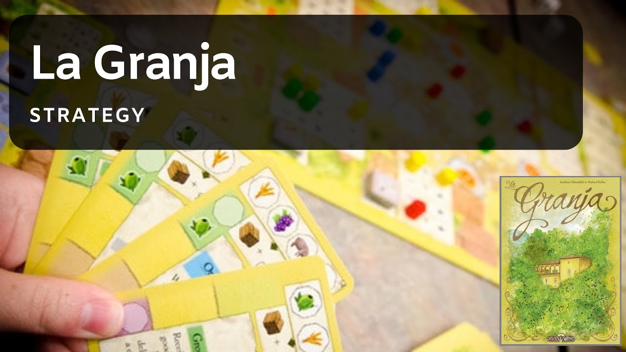 La Granja board game - STRATEGY, Tips and tricks - YouTube
