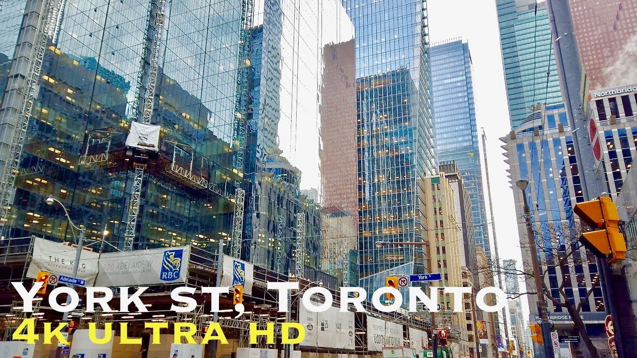 York street downtown Toronto (walking tour in 4k) - YouTube