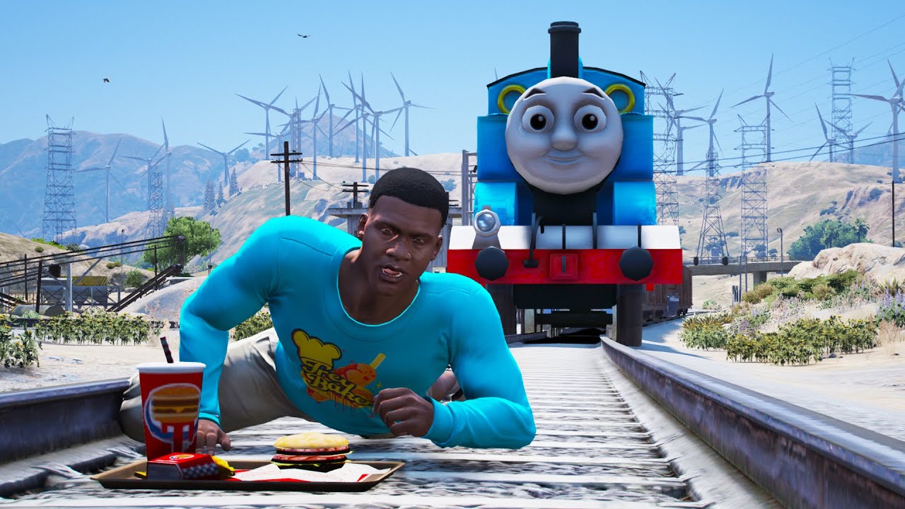 THOMAS THE TRAIN IS EVIL in GTA 5 (funny) - YouTube