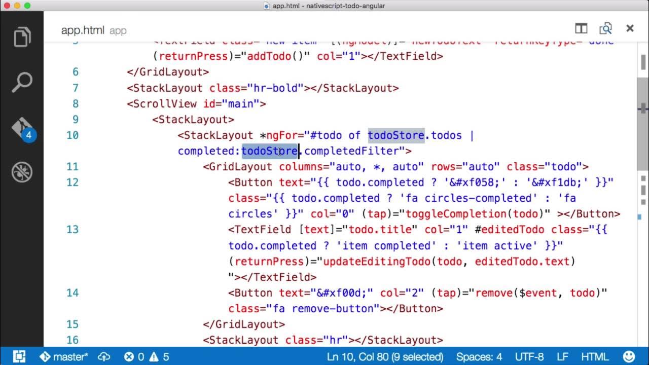 Using Angular 2 Pipes and Event Emitters In NativeScript - YouTube