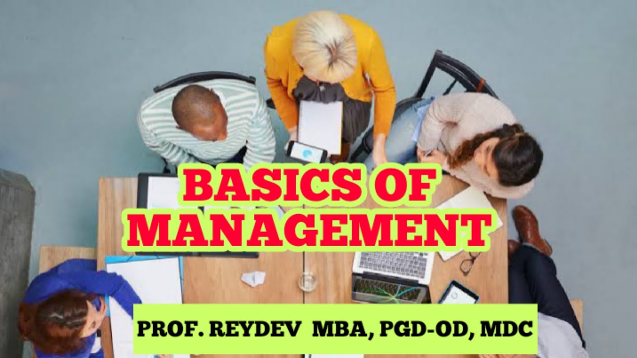 BASICS OF MANAGEMENT - YouTube