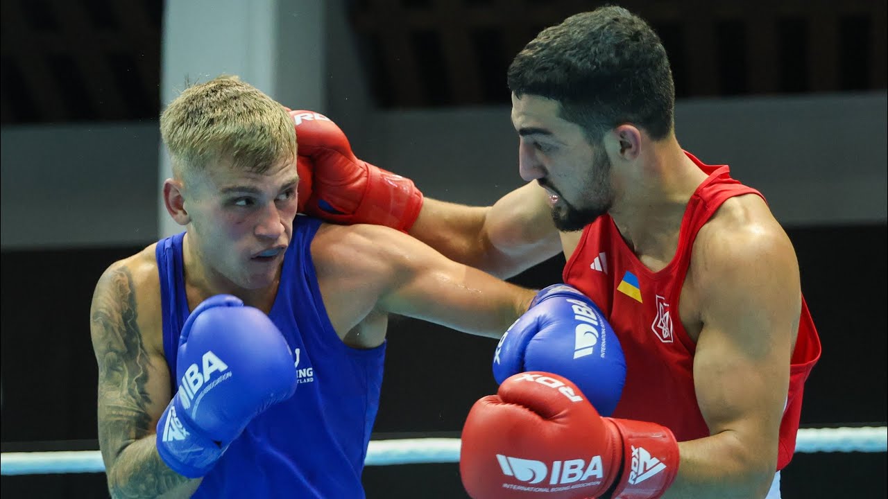 Alan Perrie (SCO) vs. Dzhamal Kuliiev (UKR) EUBC U23 Championships 2024 ...