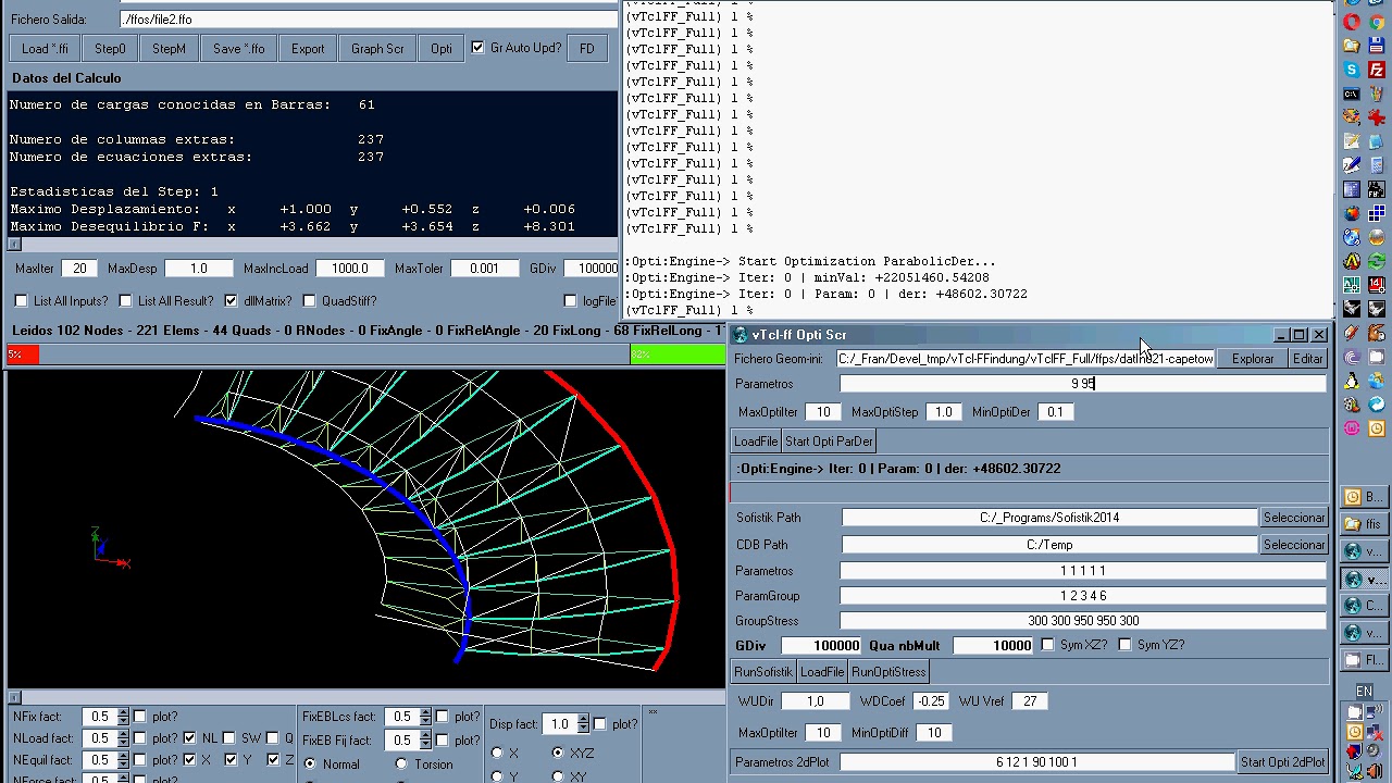vTcl-FormFinding - Optimization process for Stadium Roof - YouTube